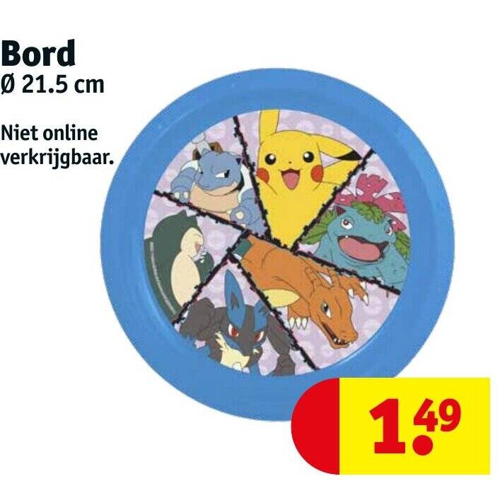 Bord Ø 21.5 cm aanbieding bij Kruidvat