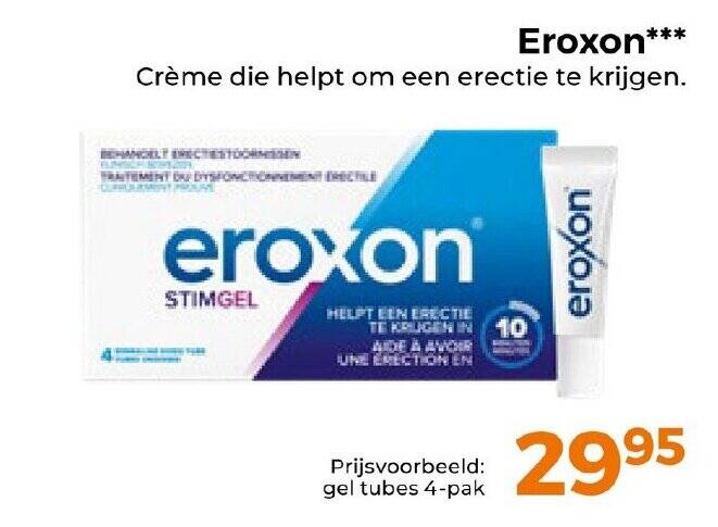 Eroxon gel tubes 4-pak aanbieding bij Trekpleister