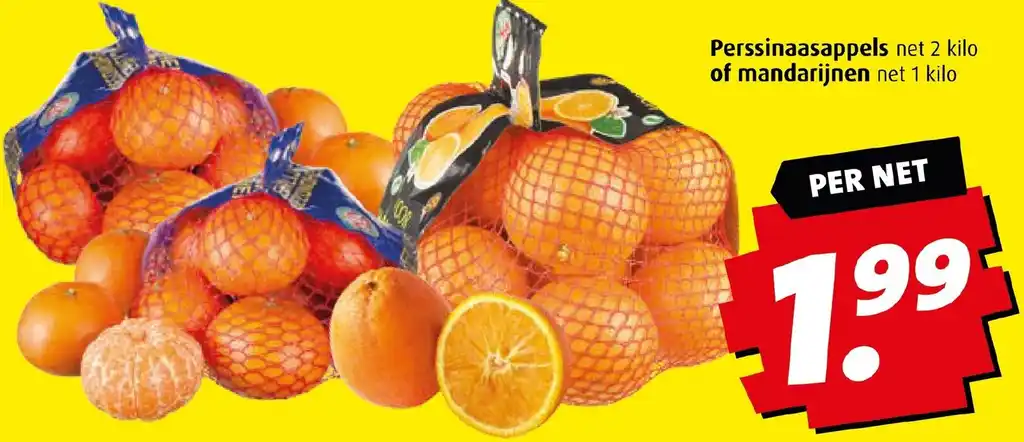 perssinaasappels of mandarijnen aanbieding bij Boni