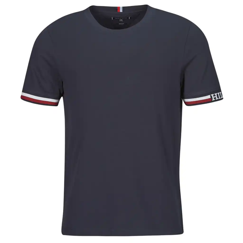 T Shirt Korte Mouw Tommy Hilfiger Monotype Bold Gs Tipping Tee