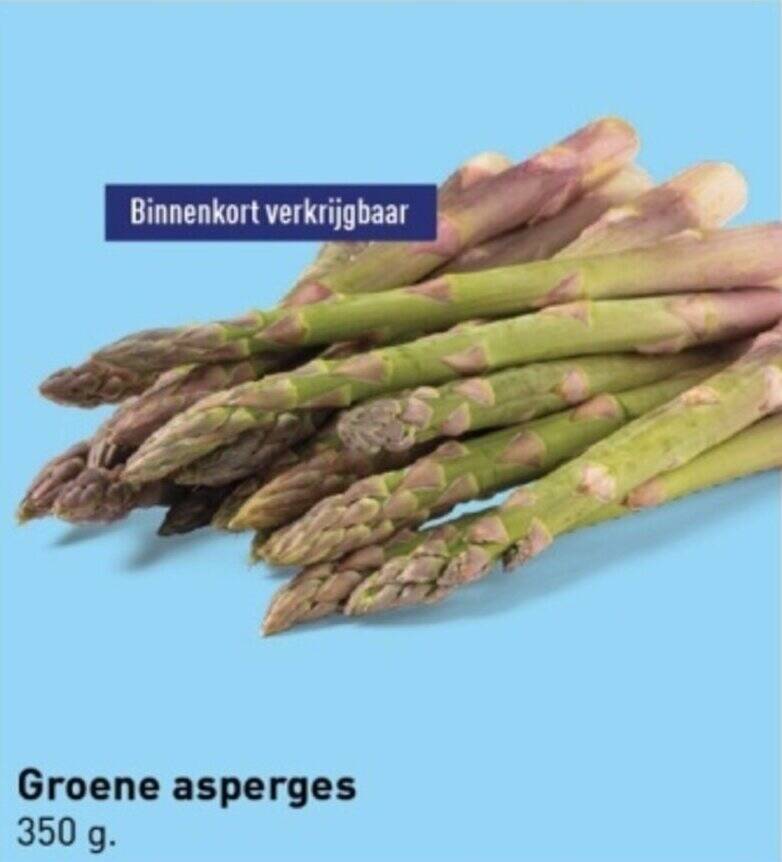 Groene asperges 350g aanbieding bij ALDI