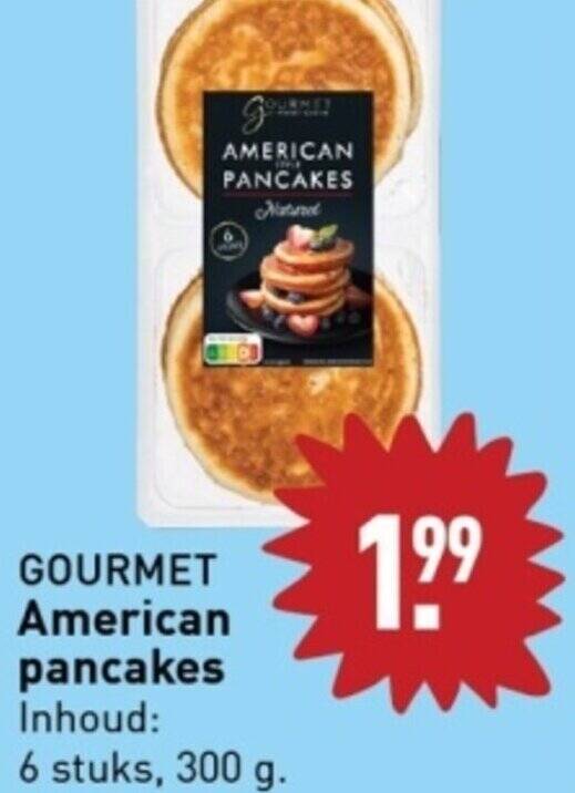 GOURMET American pancakes 300g aanbieding bij ALDI