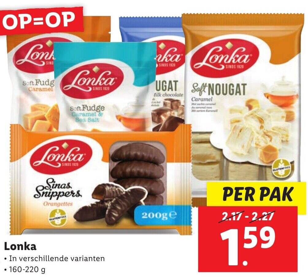 Lonka 180-220 g aanbieding bij Lidl