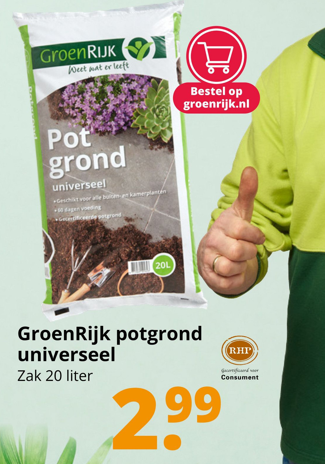 GroenRijk potgrond universeel aanbieding bij GroenRijk