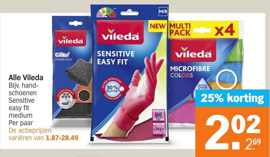 Vileda aanbieding bij Albert Heijn