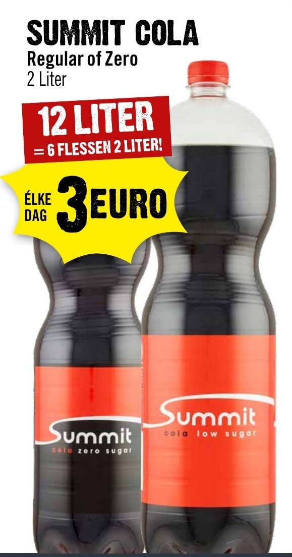 Summit Cola 2L aanbieding bij Dirck 3