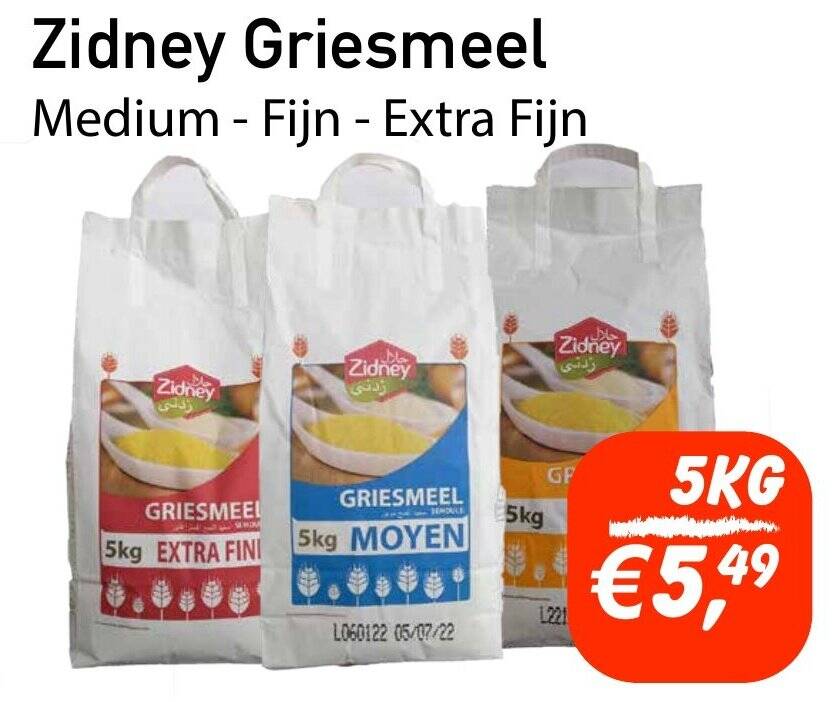 Griesmeel 5kg aanbieding bij Tanger Markt