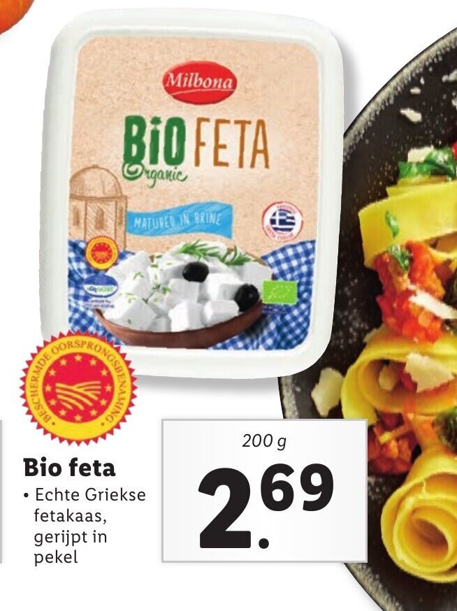 Bio Feta 200g aanbieding bij Lidl