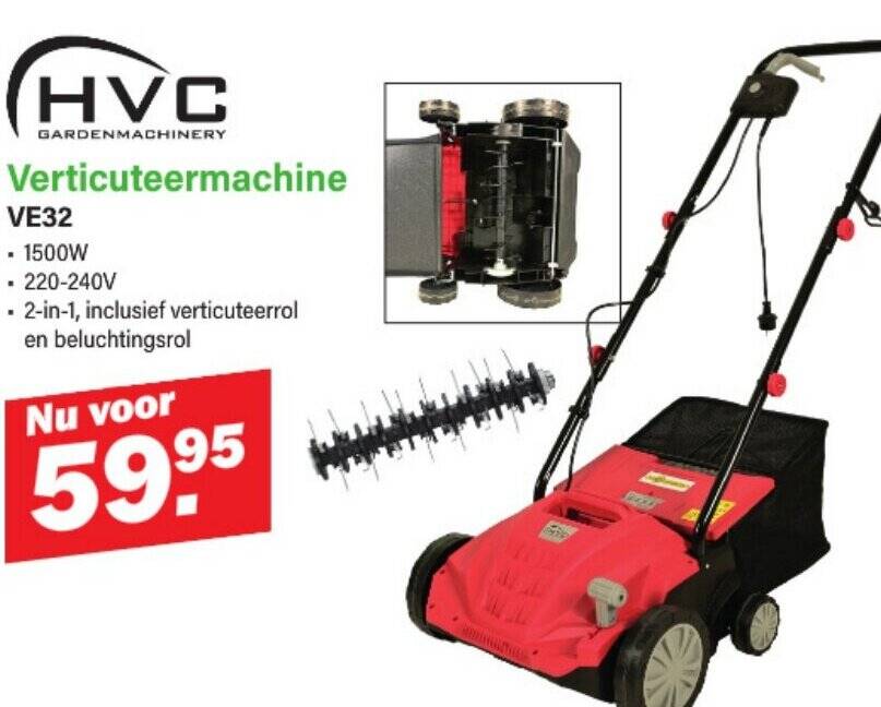 HVC Verticuteermachine aanbieding bij Van Cranenbroek