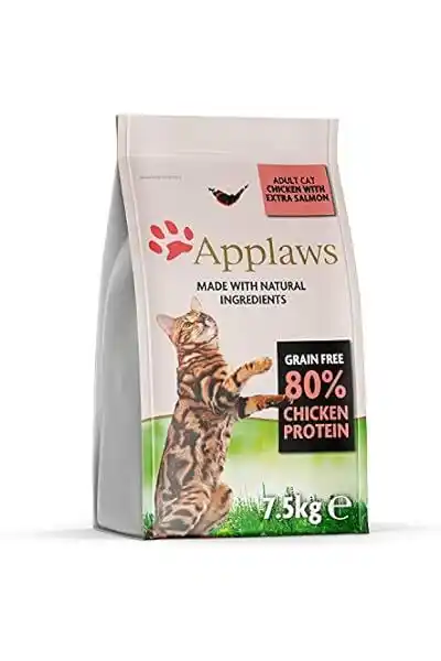 Applaws Complete Natuurlijke Droge Kattenvoeding Kip met Extra Zalm ...