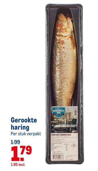 Gerookte haring aanbieding bij Makro