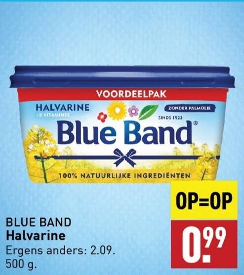 BLUE BAND Halvarine 500g aanbieding bij ALDI