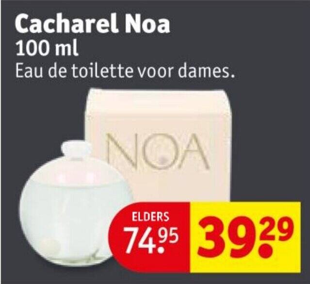 Cacharel Noa 100ML aanbieding bij Kruidvat