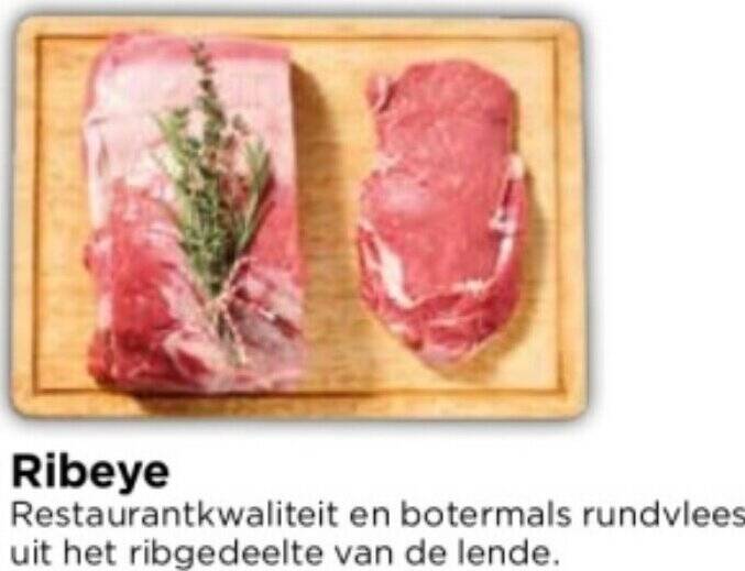 Ribeye 750g aanbieding bij Vomar Voordeelmarkt
