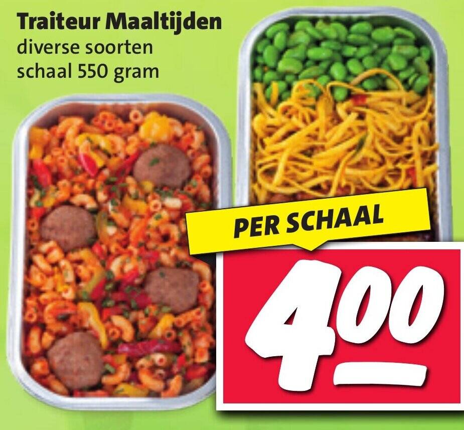 Traiteur Maaltijden 550 gram aanbieding bij Nettorama