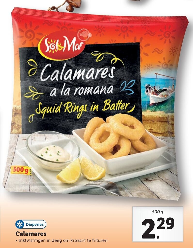 Sol Mar Calamares 500g aanbieding bij Lidl