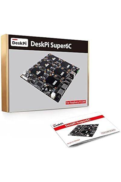 Geeekpi Deskpi Super6c Raspberry Pi Cm4 Cluster Mini Itx Board Raspberry Pi Compute Module 4