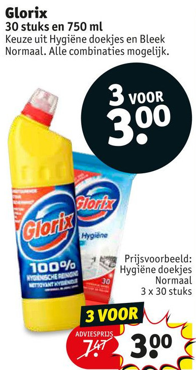Glorix aanbieding bij Kruidvat