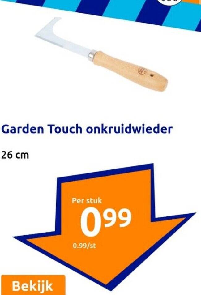 Garden Touch onkruidwieder 26 cm aanbieding bij Action