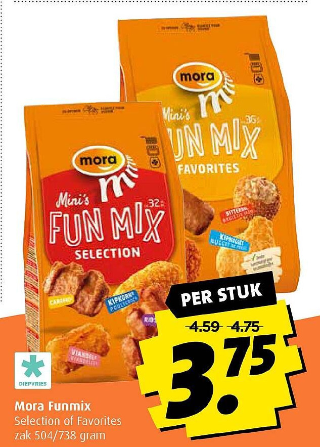 Mora Funmix aanbieding bij Boni