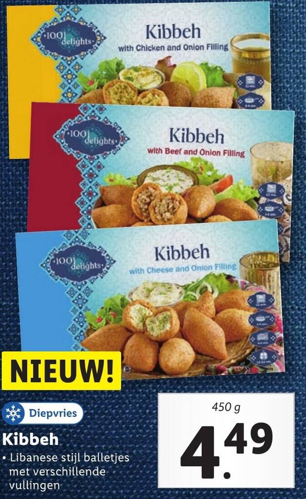 Kibbeh 450g aanbieding bij Lidl