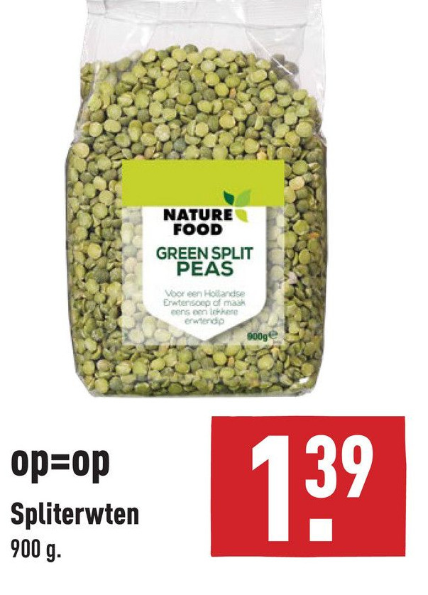 Spliterwten aanbieding bij ALDI