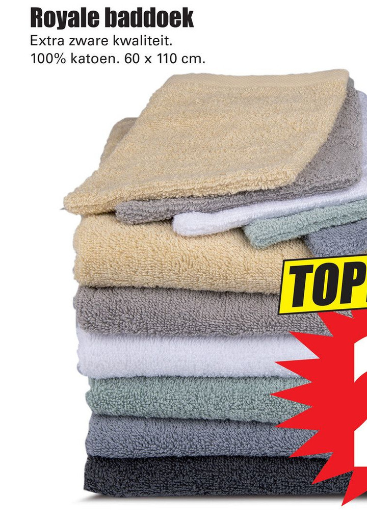 Royale baddoek aanbieding bij Dirk