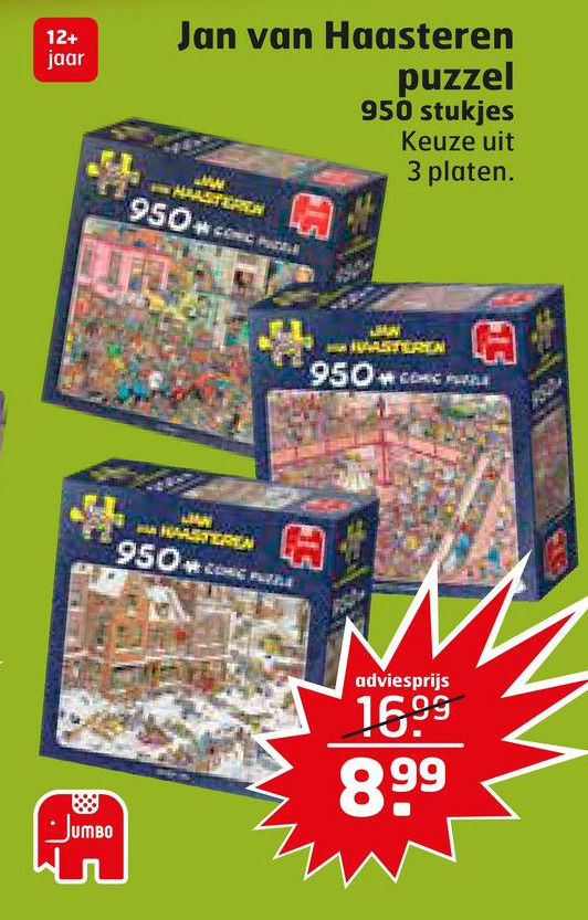 Jan van Haasteren puzzel 950 stukjes aanbieding bij Trekpleister