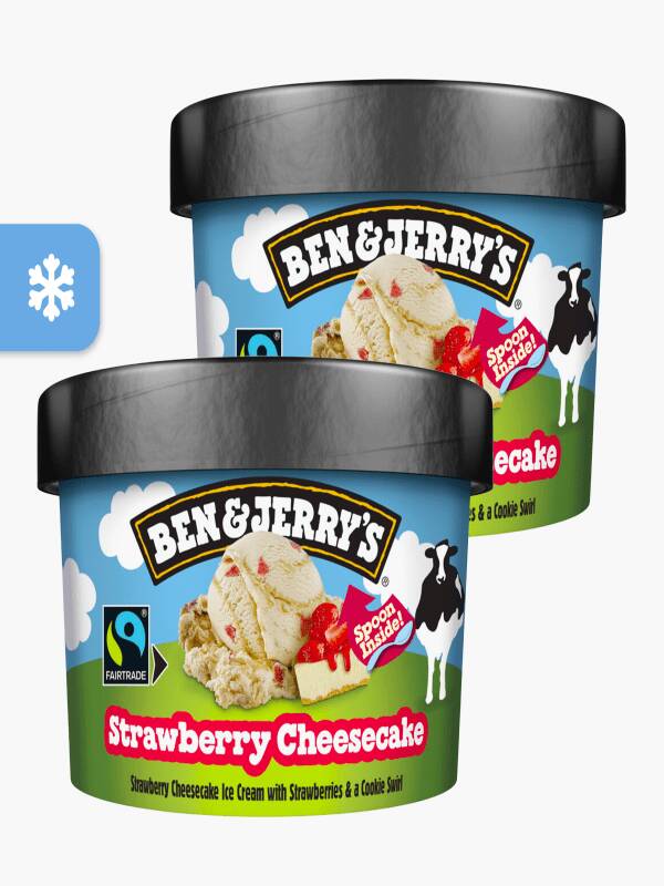 Ben & Jerry's Strawberry cheesecake 100ml 2x aanbieding bij Flink € 4 ...