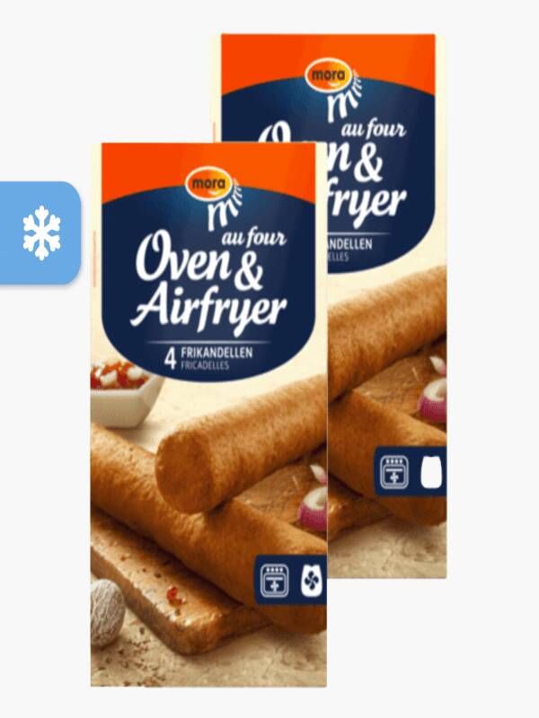 Mora Oven & Airfryer Frikandellen 4st 2x aanbieding bij Flink