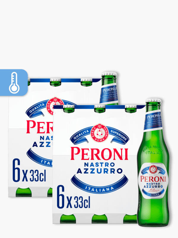 Peroni 6-pack 5.0% 33cl 2x aanbieding bij Flink