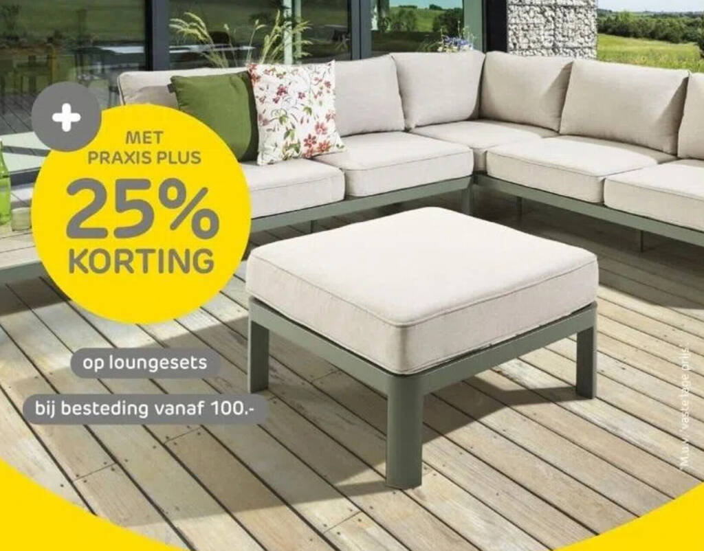 op loungesets aanbieding bij Praxis