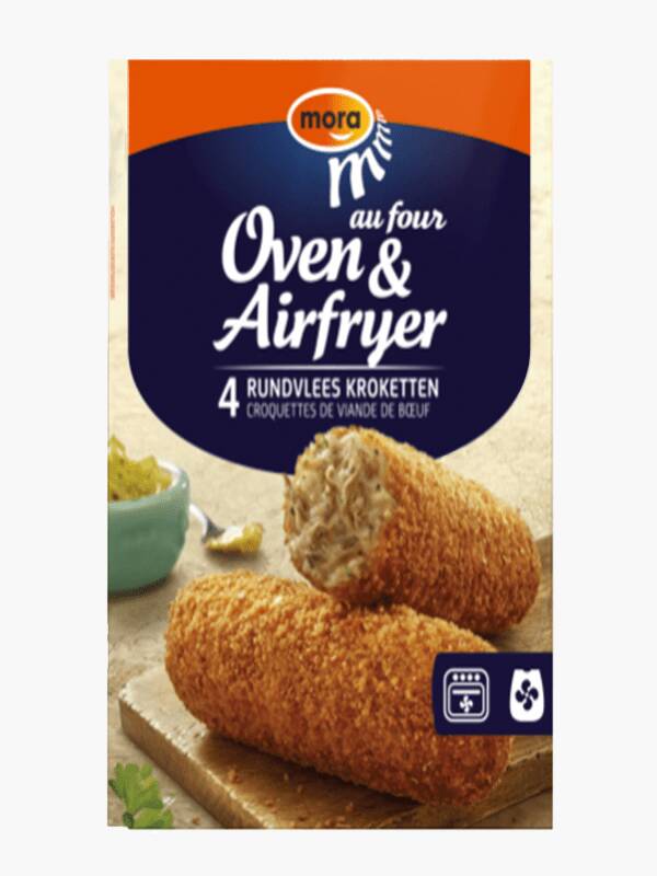 Mora Oven Rundvlees Kroket 4st aanbieding bij Flink