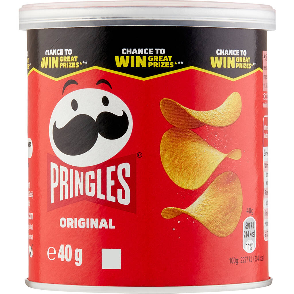 Pringles Chips original 2+1 GRATIS aanbieding bij Dekamarkt