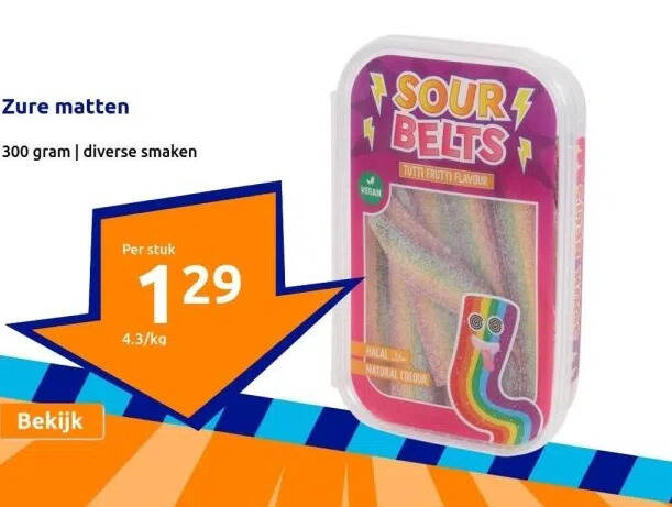 Zure matten aanbieding bij Action