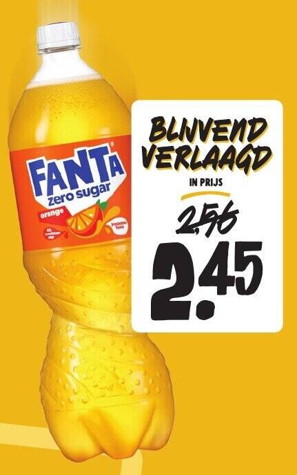 FANTA ZERO SUGAR aanbieding bij Jumbo