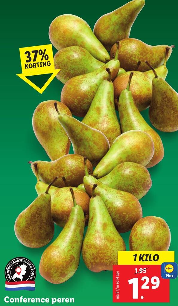 Conference peren 1kilo 1 kilo aanbieding bij Lidl