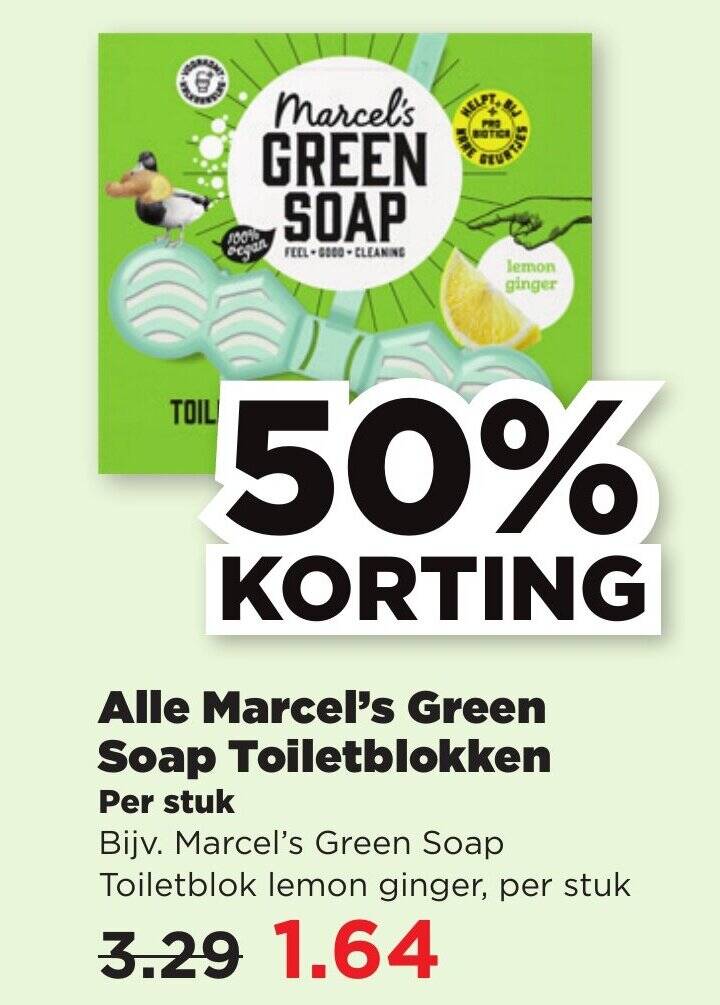 Alle Marcel's Green Soap Toiletblokken aanbieding bij PLUS