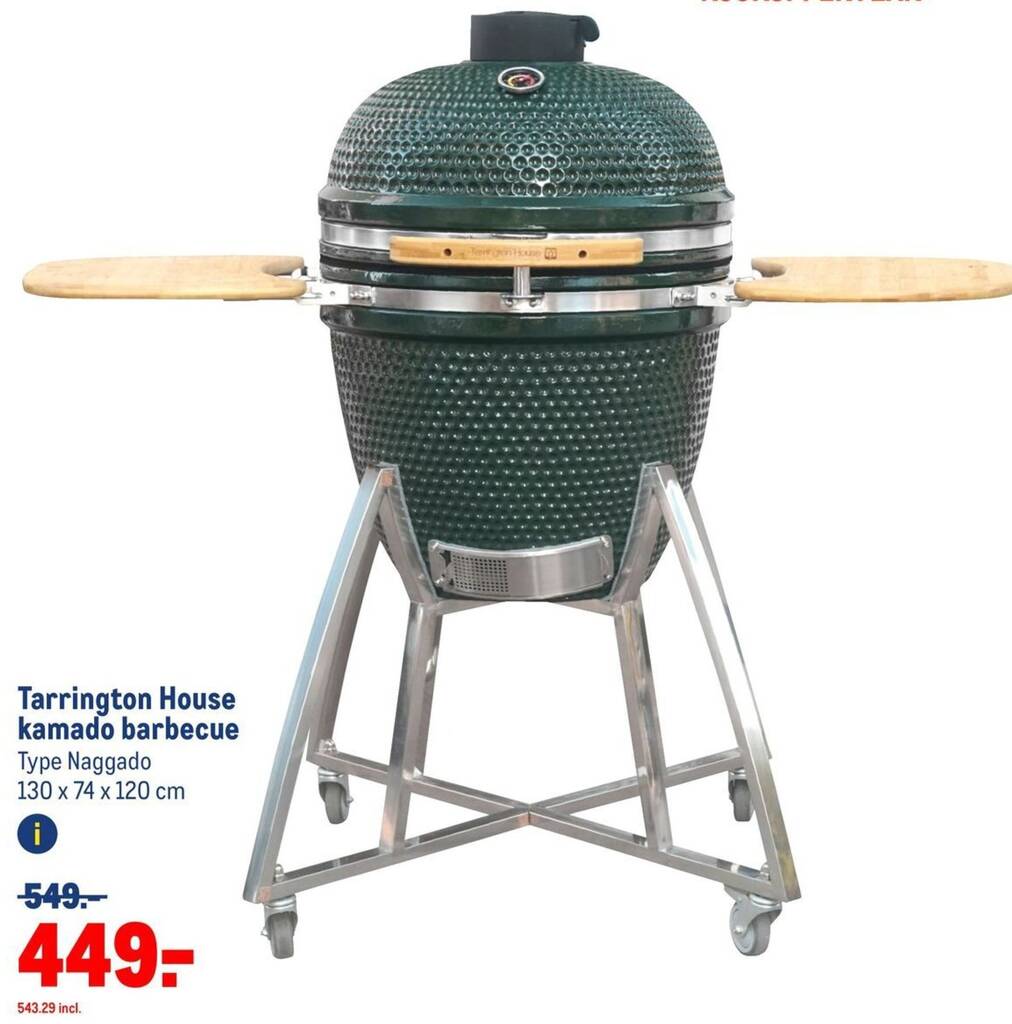 Tarrington House kamado barbecue aanbieding bij Makro