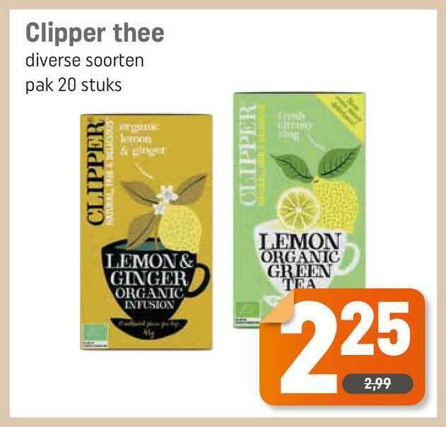 Clipper Thee aanbieding bij Dagwinkel