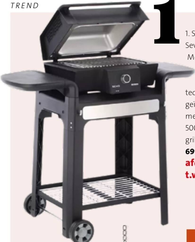 Severin elektrische grill Sevo GTS Smart Control. Nú met gratis ...