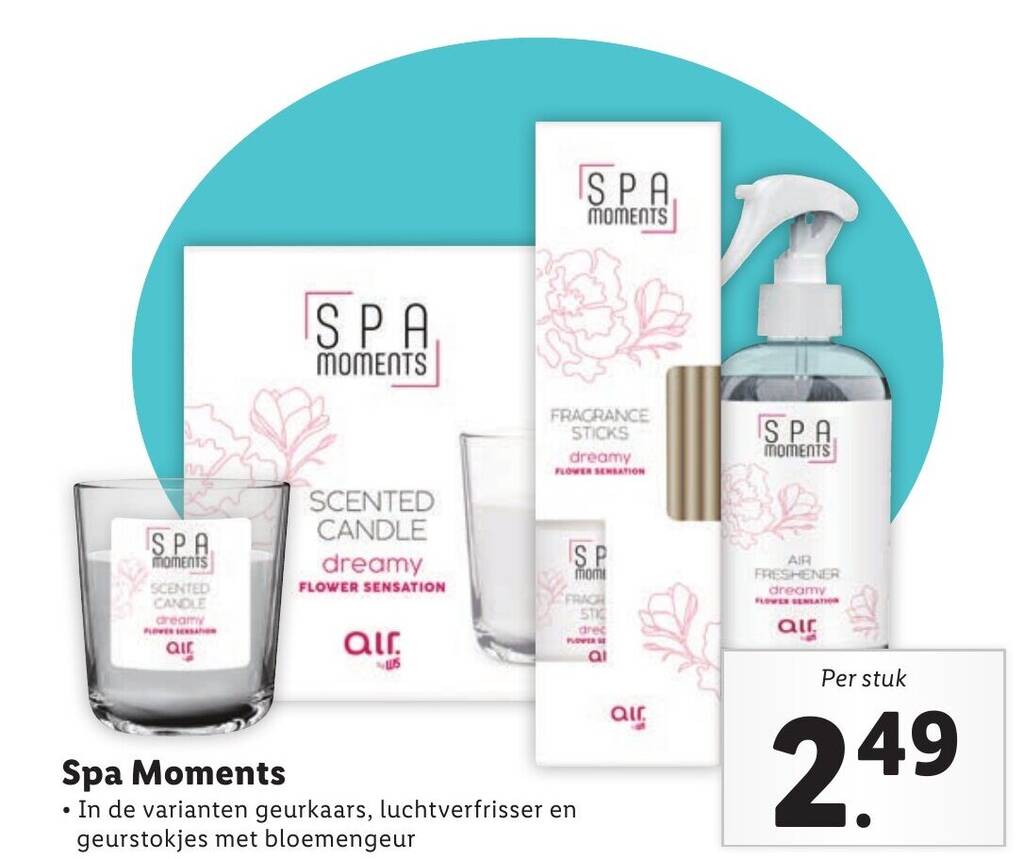 Spa moments per stuk aanbieding bij Lidl