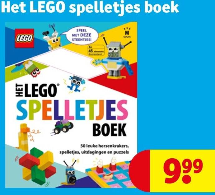 Het LEGO spelletjes boek aanbieding bij Kruidvat