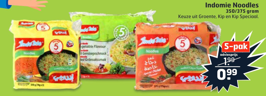 Indomie Noodles 375ml aanbieding bij Trekpleister