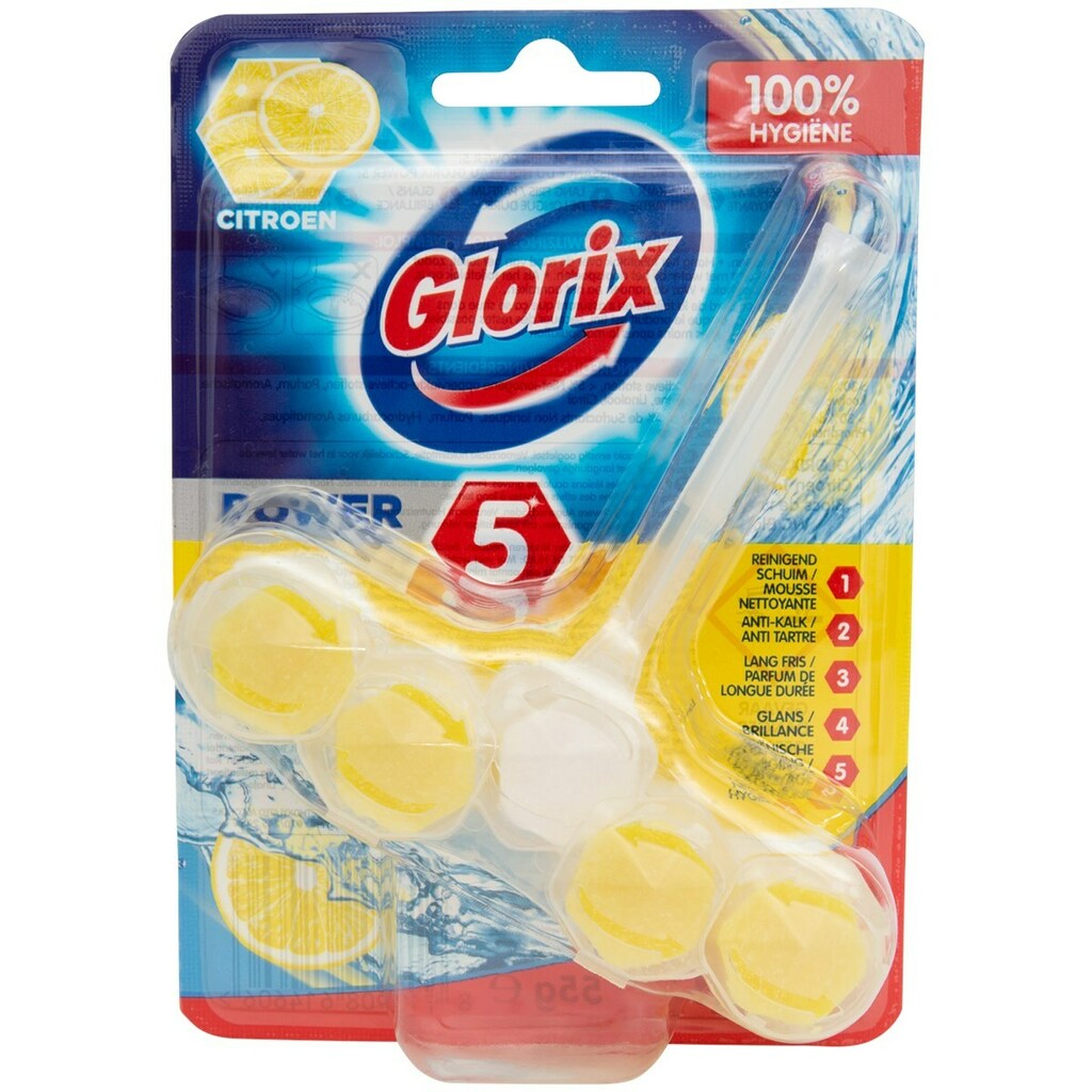 Glorix toiletblok Power 5 aanbieding bij Action