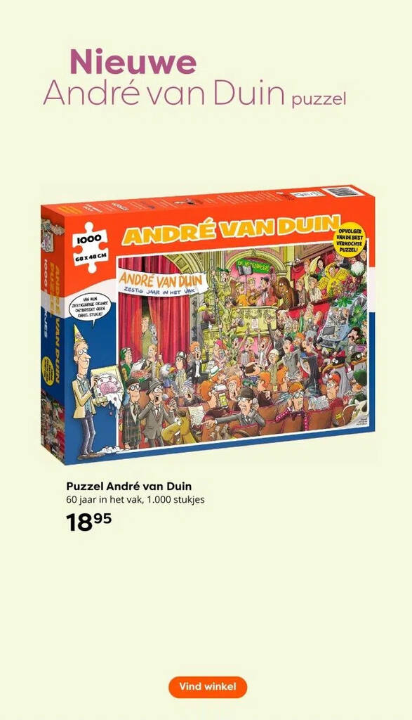 Puzzel André van Duin 1.000 stukjes aanbieding bij The Read Shop