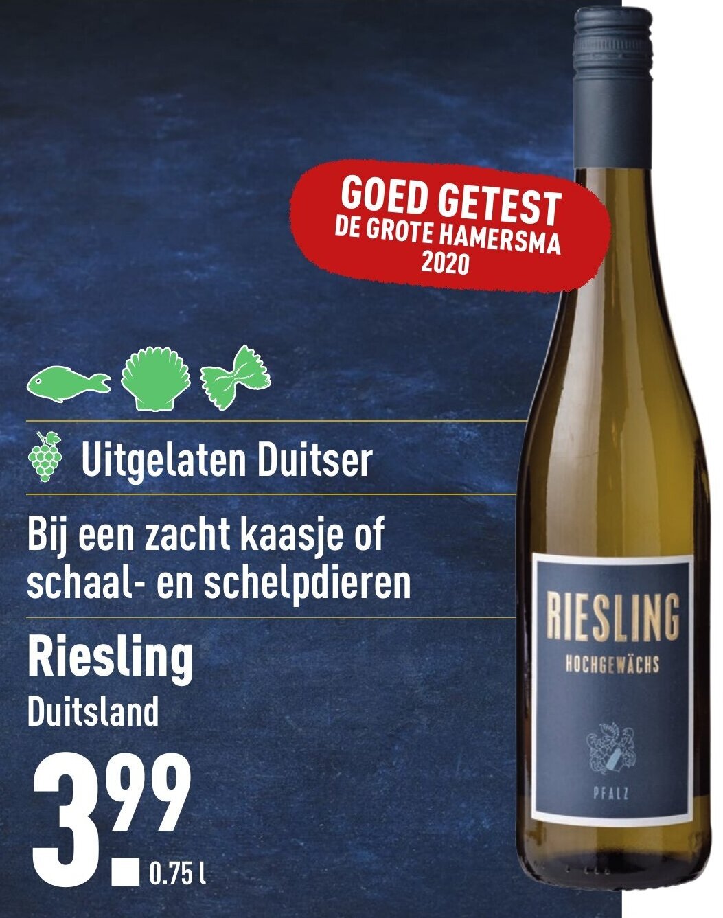 Riesling 750ml aanbieding bij ALDI