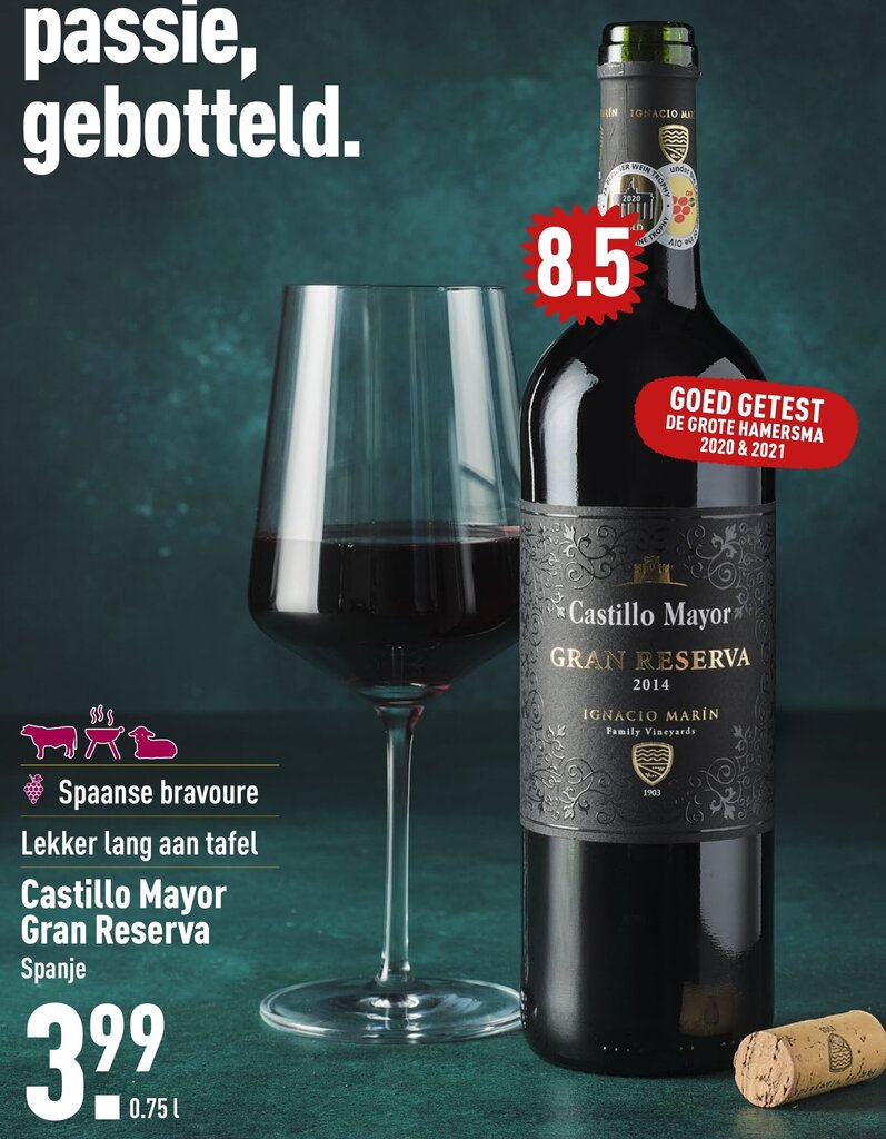 Castillo Mayor Gran Reserva 750ml aanbieding bij ALDI