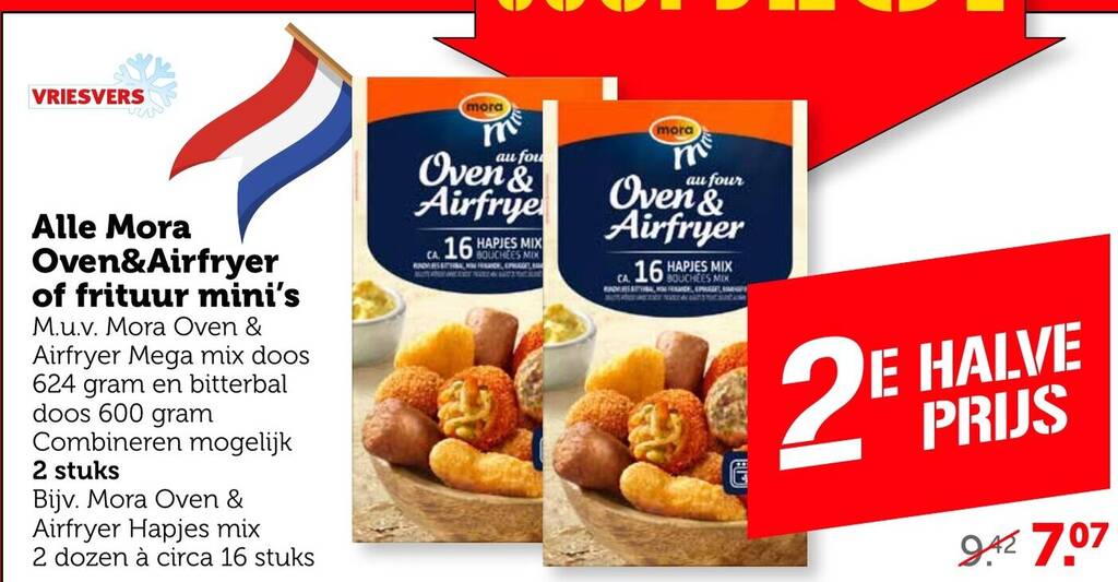 Mora Oven & Airfryer Hapjes mix aanbieding bij Coop