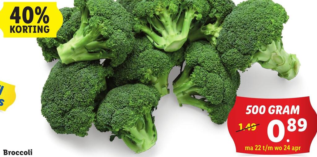 Broccoli 500g aanbieding bij Lidl